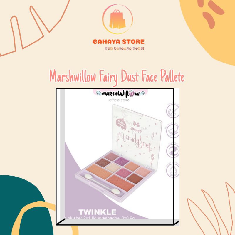 Jual Marshwillow Fairy Dust Face Pallete BPOM 100% Original/ Eyeshadow ...