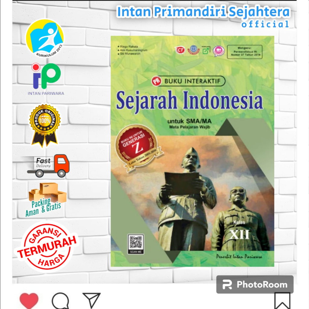 Jual PROMO !!! BUKU PR INTERAKTIF SMA/MA : SEJARAH INDONESIA KELAS 12 SEMESTER 1 & 2 terbaru ...