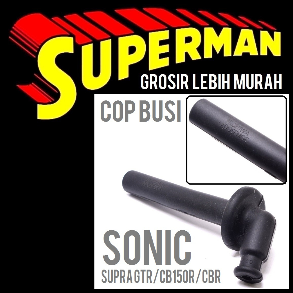 Jual COP BUSI SONIC SUPRA GTR CB150R CBR karet garansi ori tutup ...