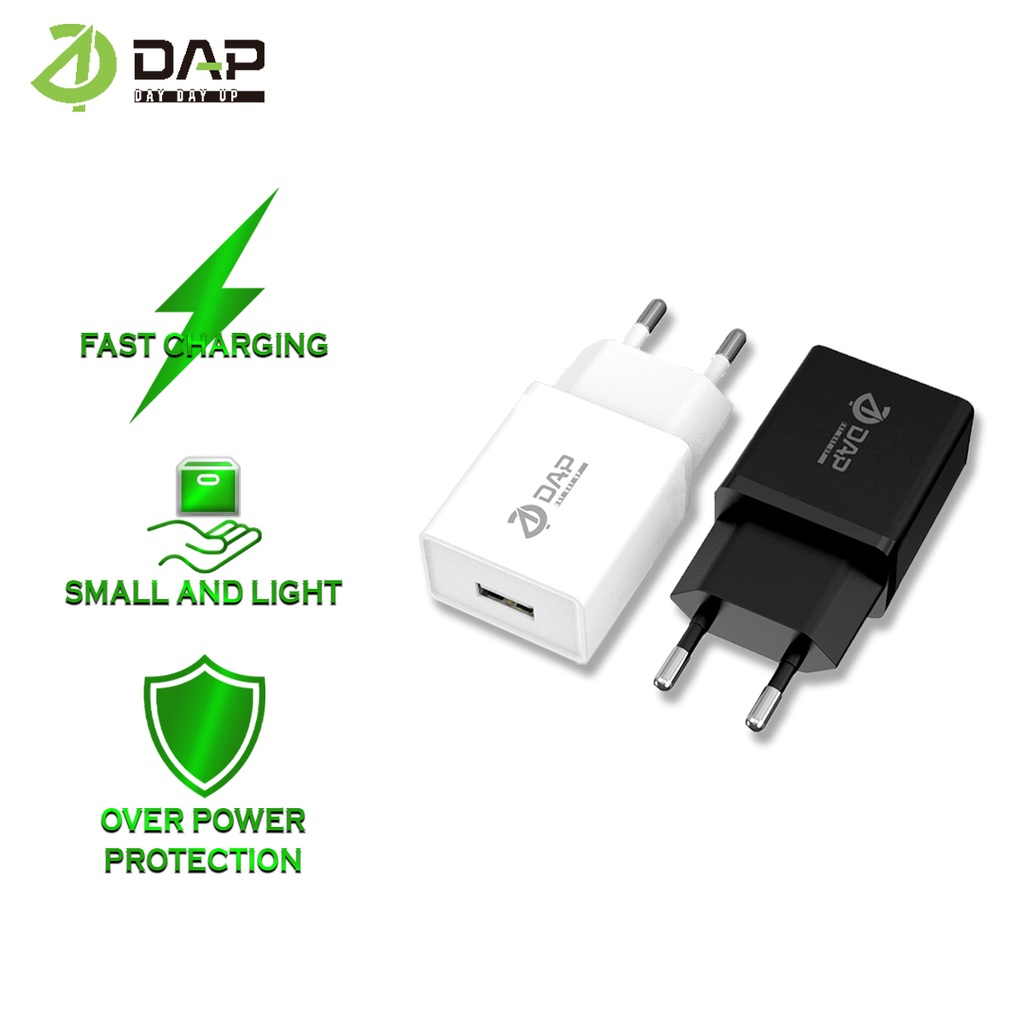 Jual DAP Adaptor Charger Fast Charging 1 Port USB D-AT3 Original 1 PCS ...