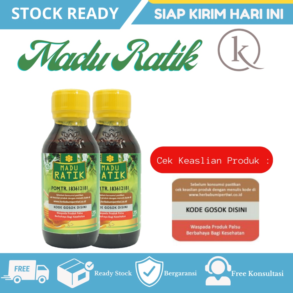 Jual Madu Ratik Herbal Obat Rematik, Asam Urat, Kebas, Jari-jari kaku ...