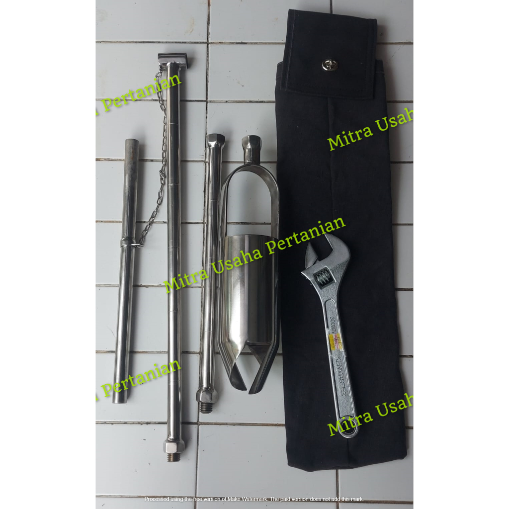 Jual Bor Sampel Sand Auger / Hand Sand Auger Set / Bor Sampling Tanah ...