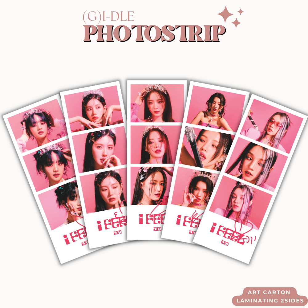 Jual PHOTO STRIP (G)I-DLE I FEEL (HARGA 1 PCS + LAMINASI 2SISI) FOTO ...