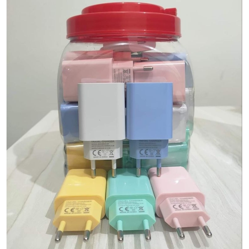 Jual Adaptor / Batok Toples "Macaron Ada 5 warna /( isi 30pcs Toples ...