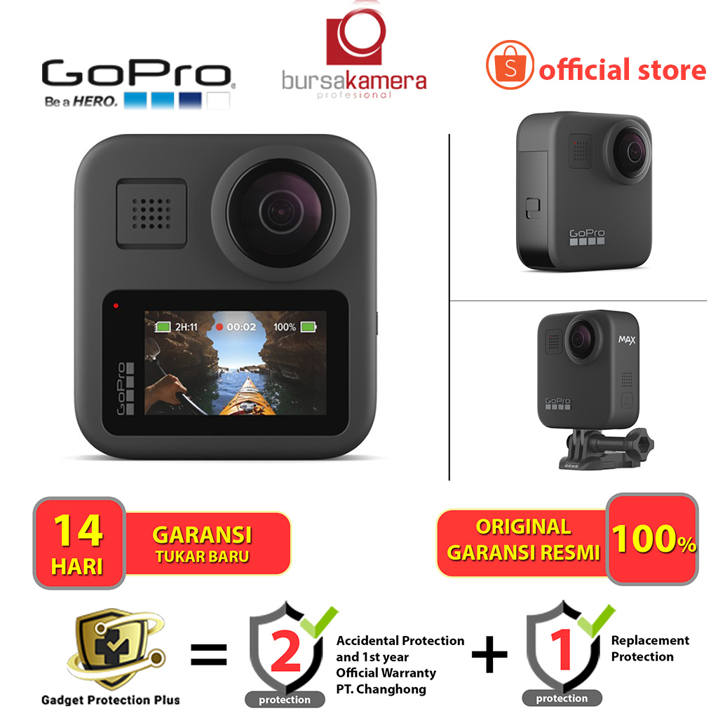 Jual GoPro MAX 360 / Go Pro Max 360 Action Camera | Shopee Indonesia