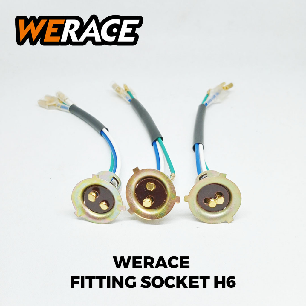 Jual WERACE Fiting Piting Socket H6 Lampu Depan | Shopee Indonesia