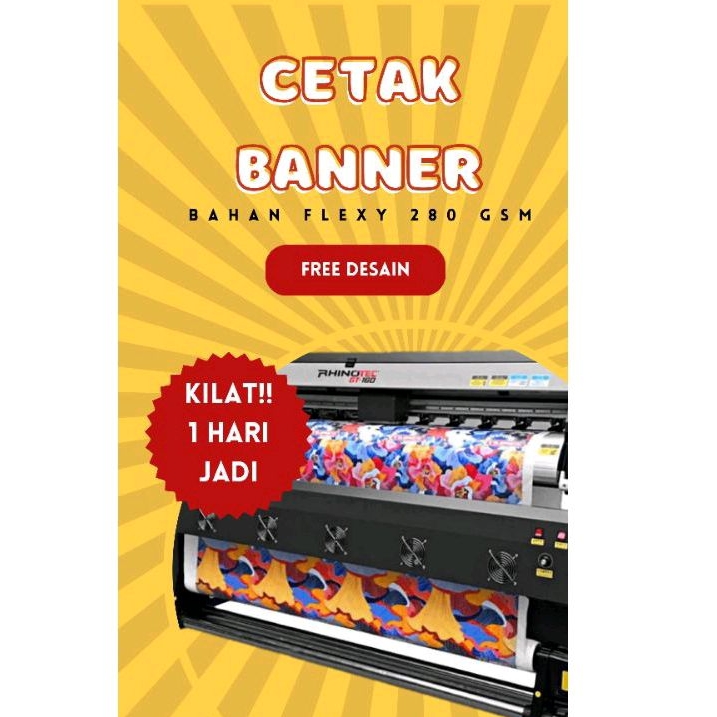 Jual BANNER FREE DESAIN PENGERJAAN CEPAT KUALITAS OKE | Shopee Indonesia