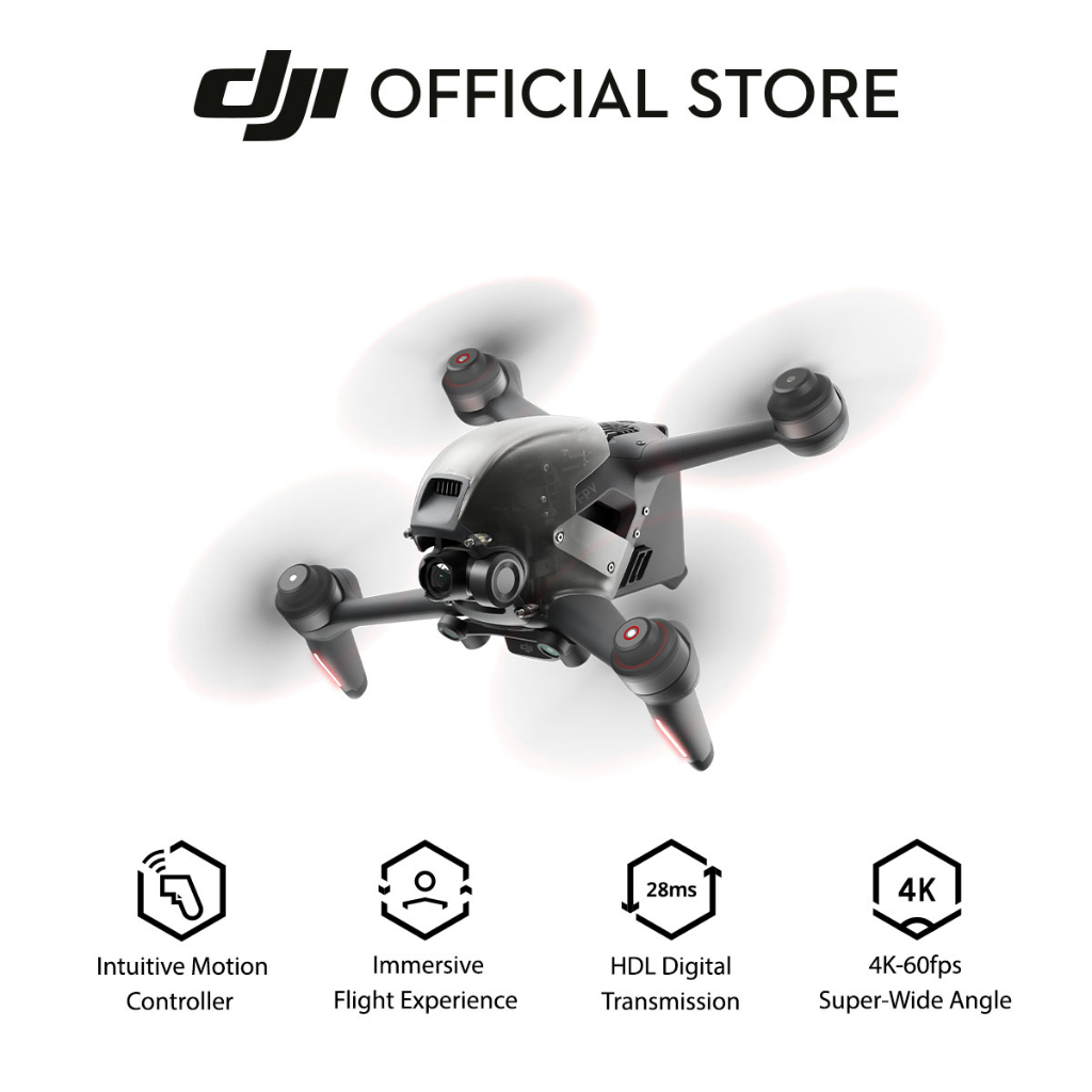 Jual DJI FPV Combo - First-Person View Drone UAV Quadcopter with 4K Camera | S Flight Mode ...