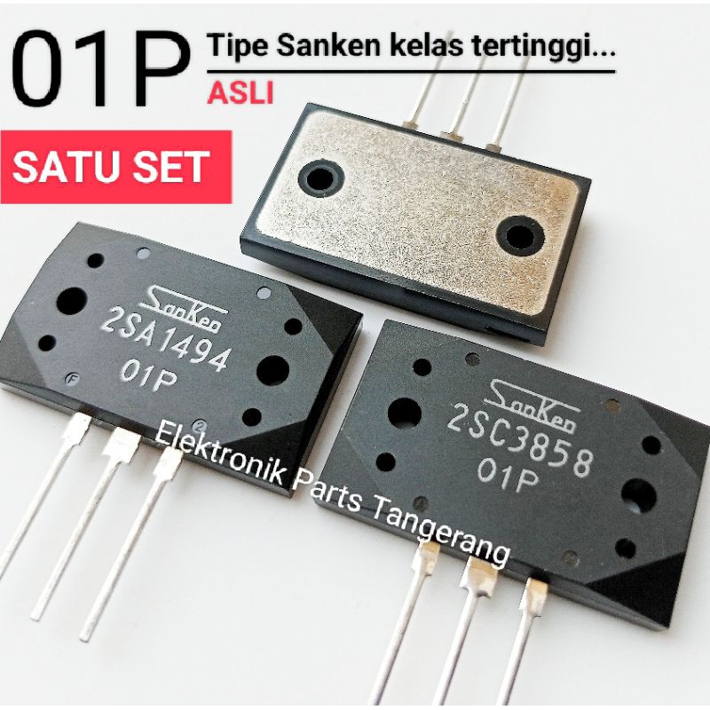Jual TRANSISTOR SANKEN ORIGINAL JAPAN 2SA1494 2SC3858 (SATU SET) SANKEN ...