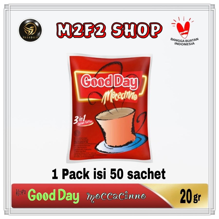 Jual Good Day Mocacinno 3in1 Kopi Instant Sachet | MT - 20 gr (Kemasan ...