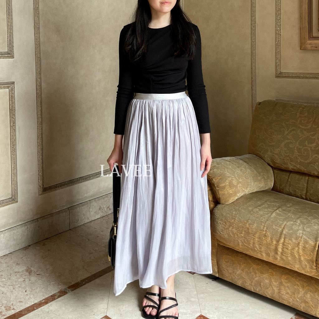 Jual LAVEE - Claudia Shimmer Skirt - LAVEE APPAREL / Rok Shimmer Maxi ...