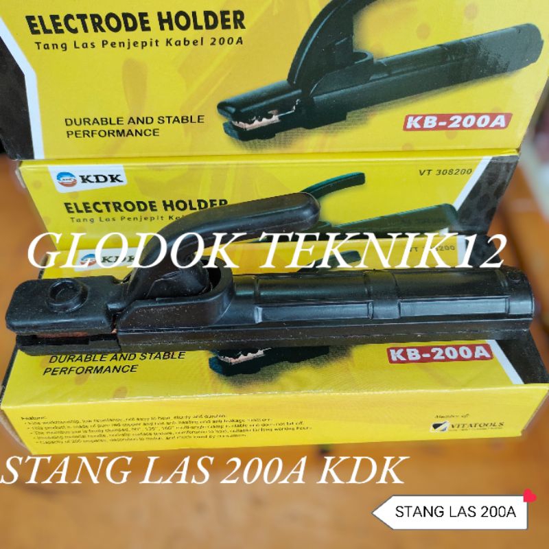 Jual STANG LAS MMA 200 AMPER / TANG LAS STICK 200 A / ELECTRODE HOLDER ...