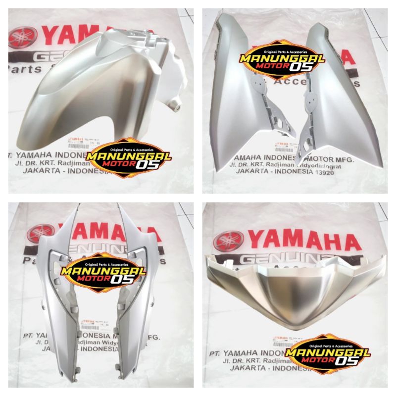 Jual Paket Full Set Body Halus Mio Gear 125 Silver Original Yamaha ...