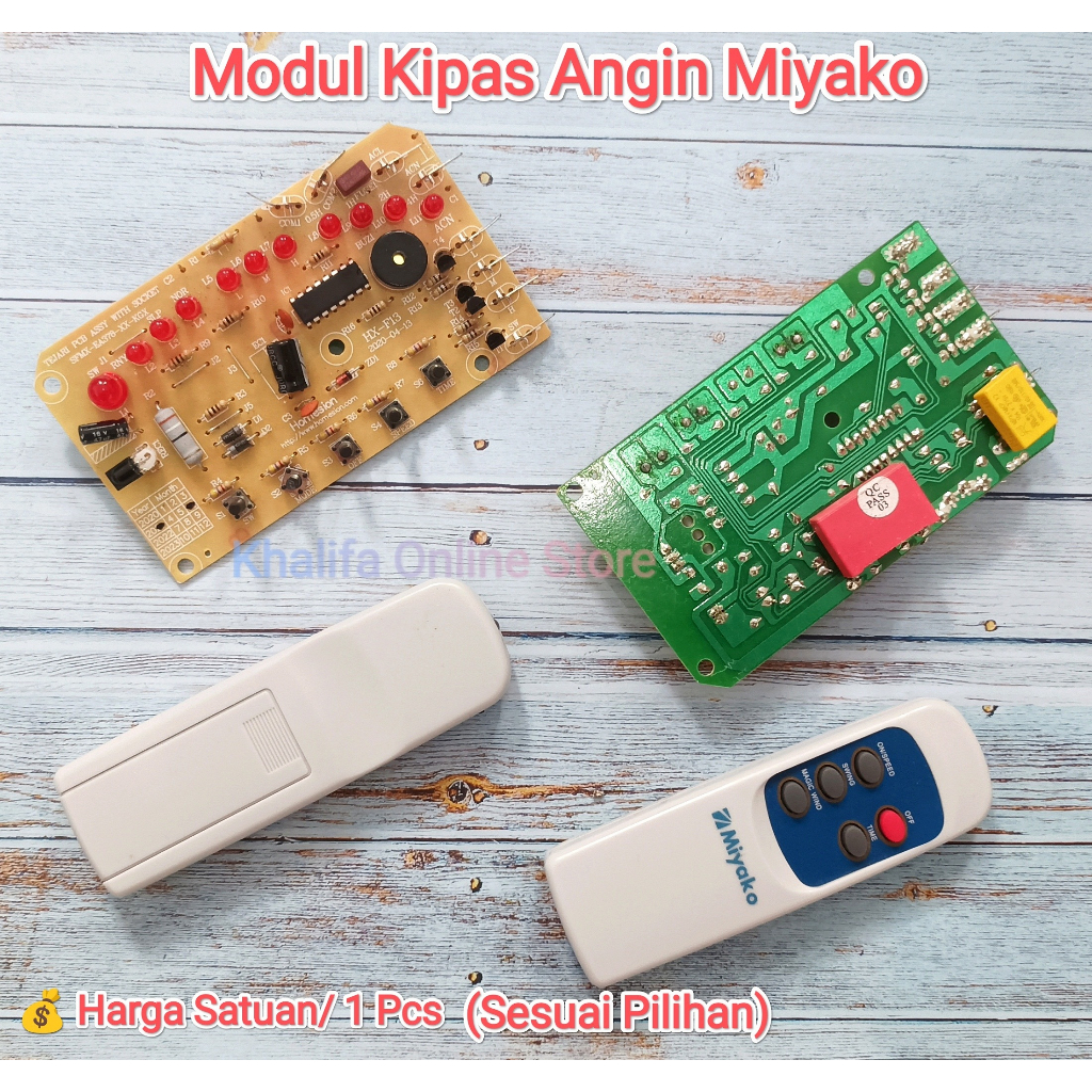 Jual Mesin Modul PCB Remot RC Kipas Angin Miyako Dinding Tembok Wall ...