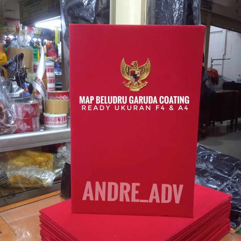 Jual map beludru mewah garuda coating ready stock | Shopee Indonesia