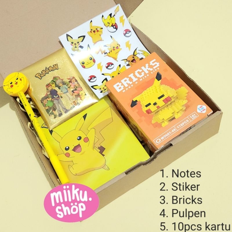 Jual HAMPERS GIFT BOX POKEMON PIKACHU | Shopee Indonesia