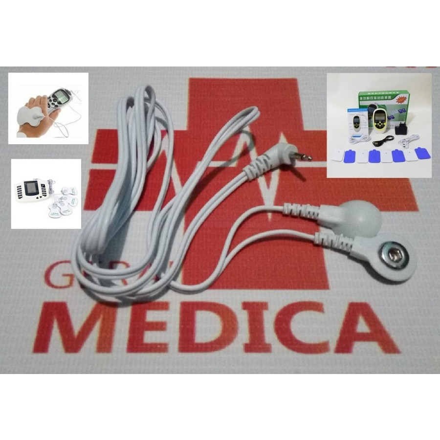 Jual Kabel TENS / Cable TENS / Cable Patient TENS 1 Channel | Shopee ...