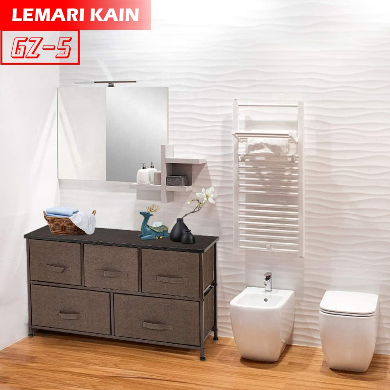 Jual Lemari Laci Kain Linen/Rak Lemari Penyimpanan/Lemari Sisi Ranjang ...