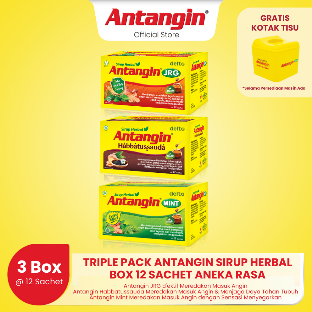 Jual Triple Pack Antangin Sirup Herbal Box 12s Aneka Rasa (JRG-Habba ...