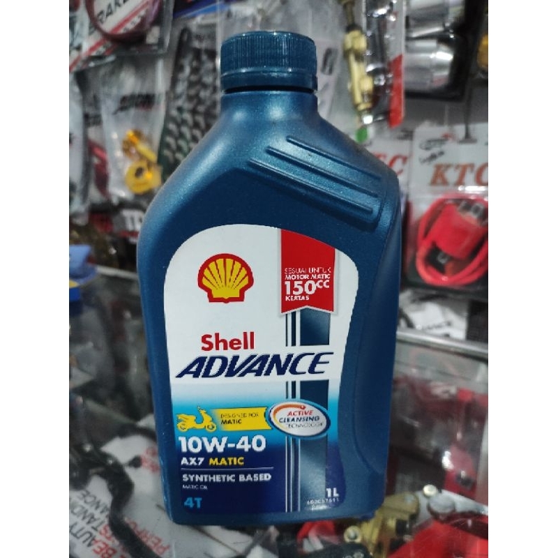 Jual Oli Shell Advance AX7 SCOOTER 1L MAXI MATIC (NMAX/AEROX/LEXI ...