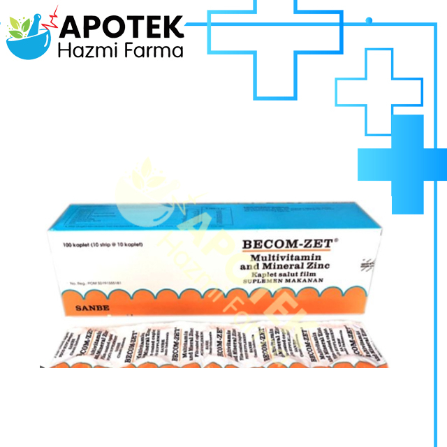 Jual Becomzet 1strip 10 kaplet multivitamin daya tahan tubuh | Shopee ...