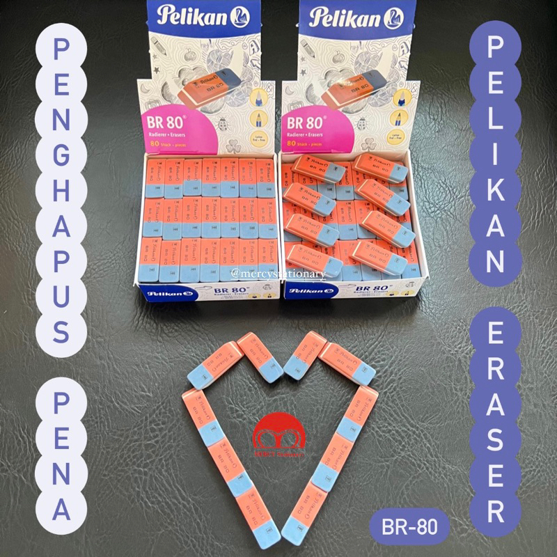Jual Penghapus Bolpen Pelikan Eraser BW80 BR80 | Shopee Indonesia