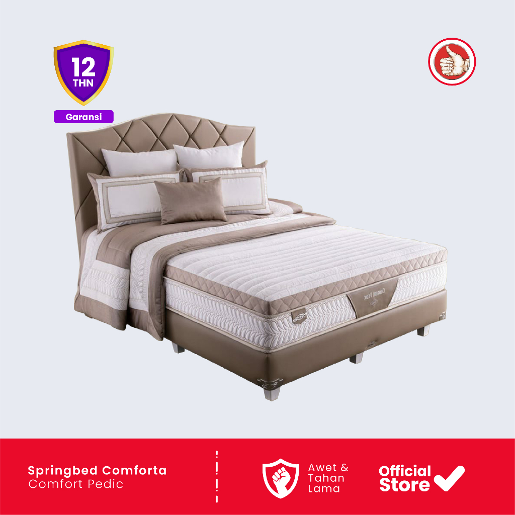 Jual COMFORTA COMFORT PEDIC FULLSET SANDARAN DIAMANTE | Shopee Indonesia