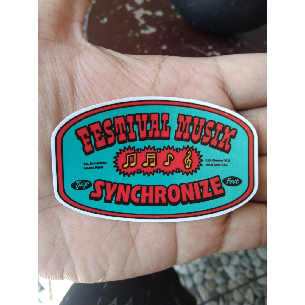 Jual Sticker Synchronize Festival | Stiker Konser | Sticker Brand ...