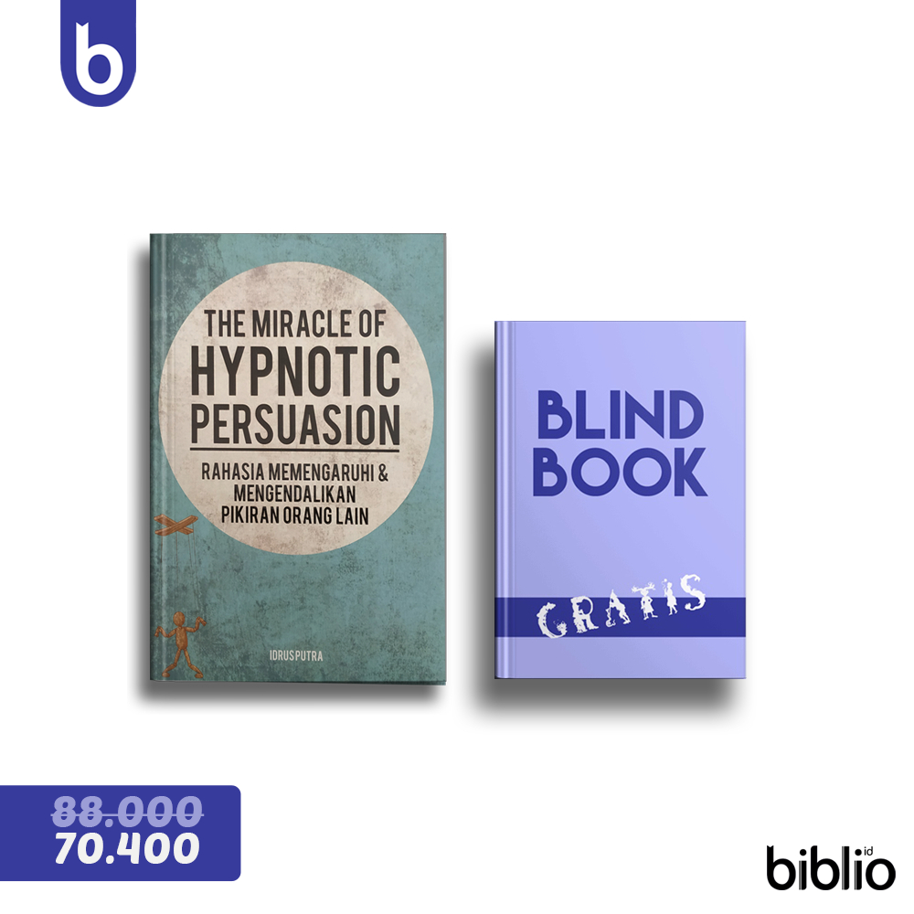 Jual Promo Spesial: Buku The Miracle Of Hypnotic Persuation + Blind Book (Buku Gratis Pilihan ...