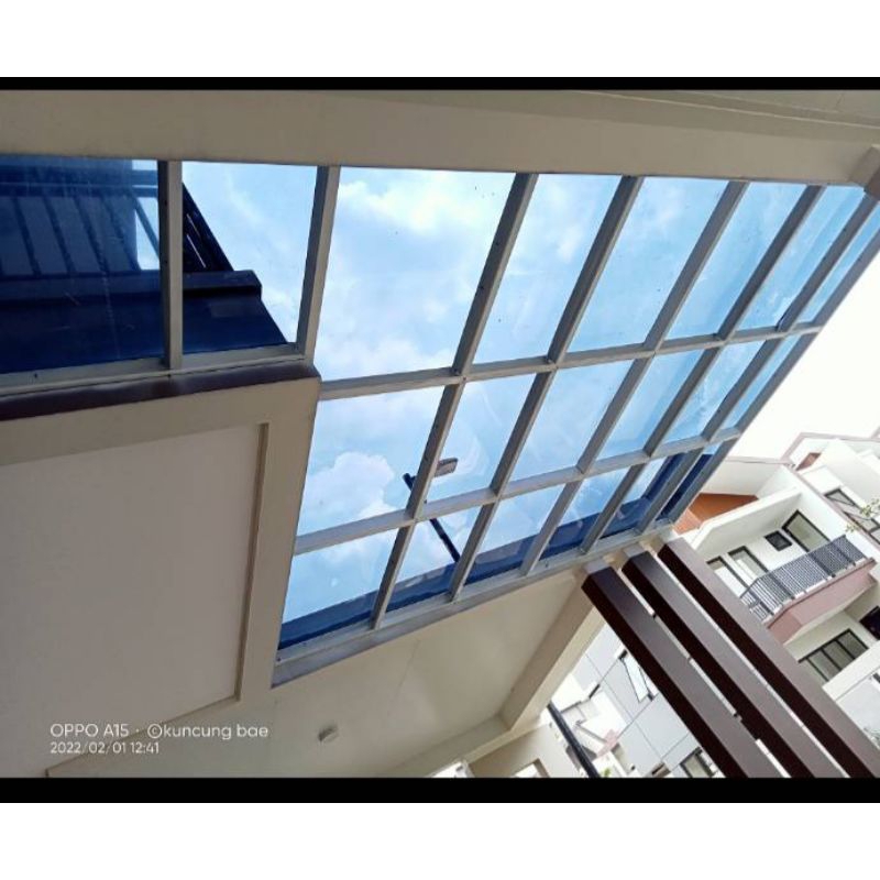 Jual kanopi baja ringan atap solarflat terpasang+cet | Shopee Indonesia