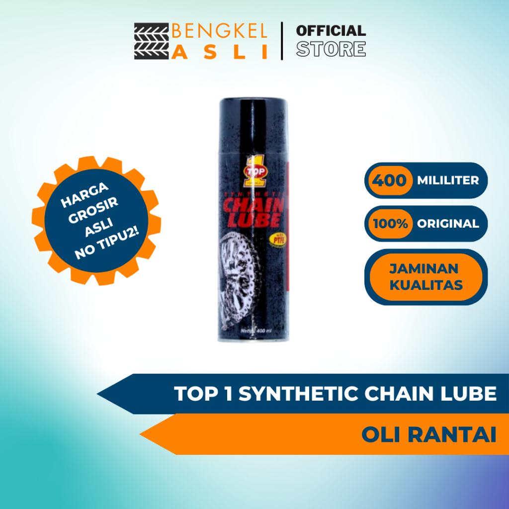 Jual Oli Rantai TOP 1 Synthetic Chain Lube 400 mL | Shopee Indonesia
