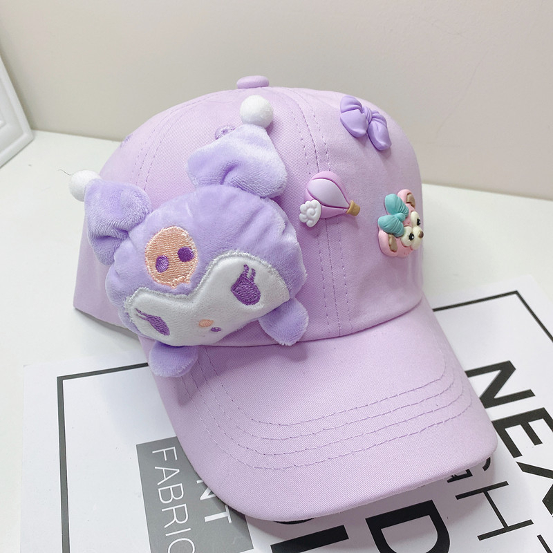 Jual Topi baseball plush cap anak motif lotso / kuromi / cinamonroll ...
