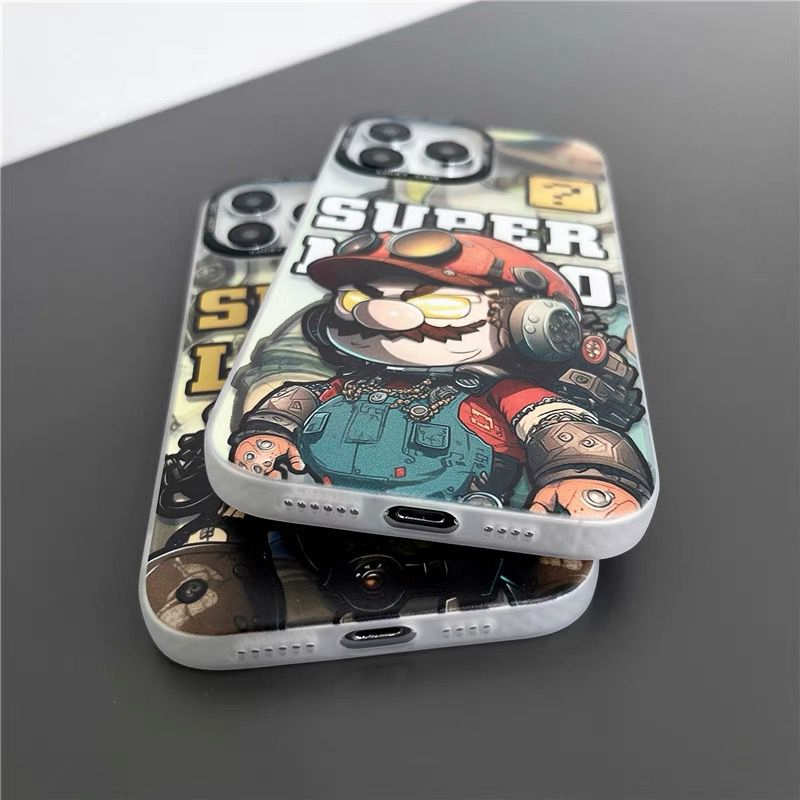 Jual NEW RAMPAGE CASE !! HOLOGRAM ARMORED SUPER MARIO LUIGI IP 14 ...