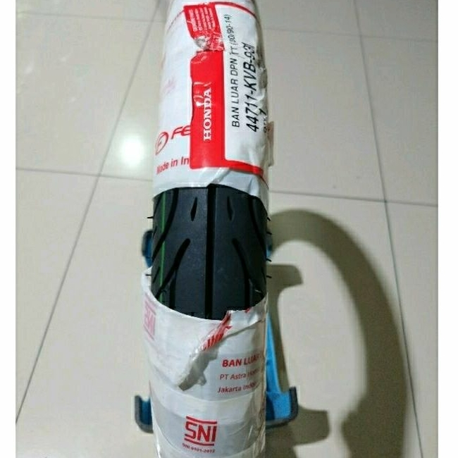 Jual Ban Luar 80/90-14 KVB Honda AHM Ban Luar Non Tubles Roda Depan ...