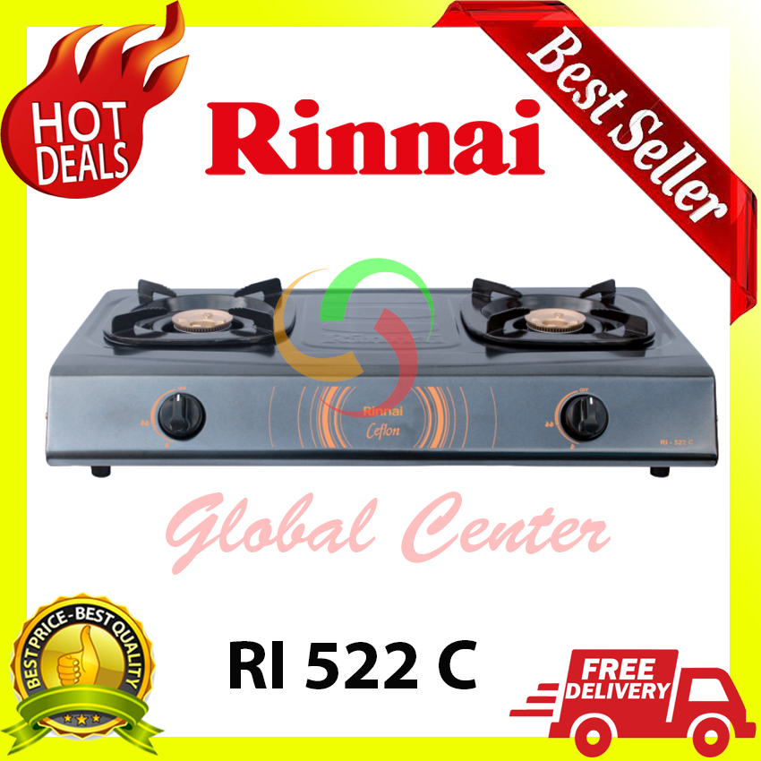Jual KOMPOR GAS RINNAI RI-522C GARANSI RESMI | Shopee Indonesia