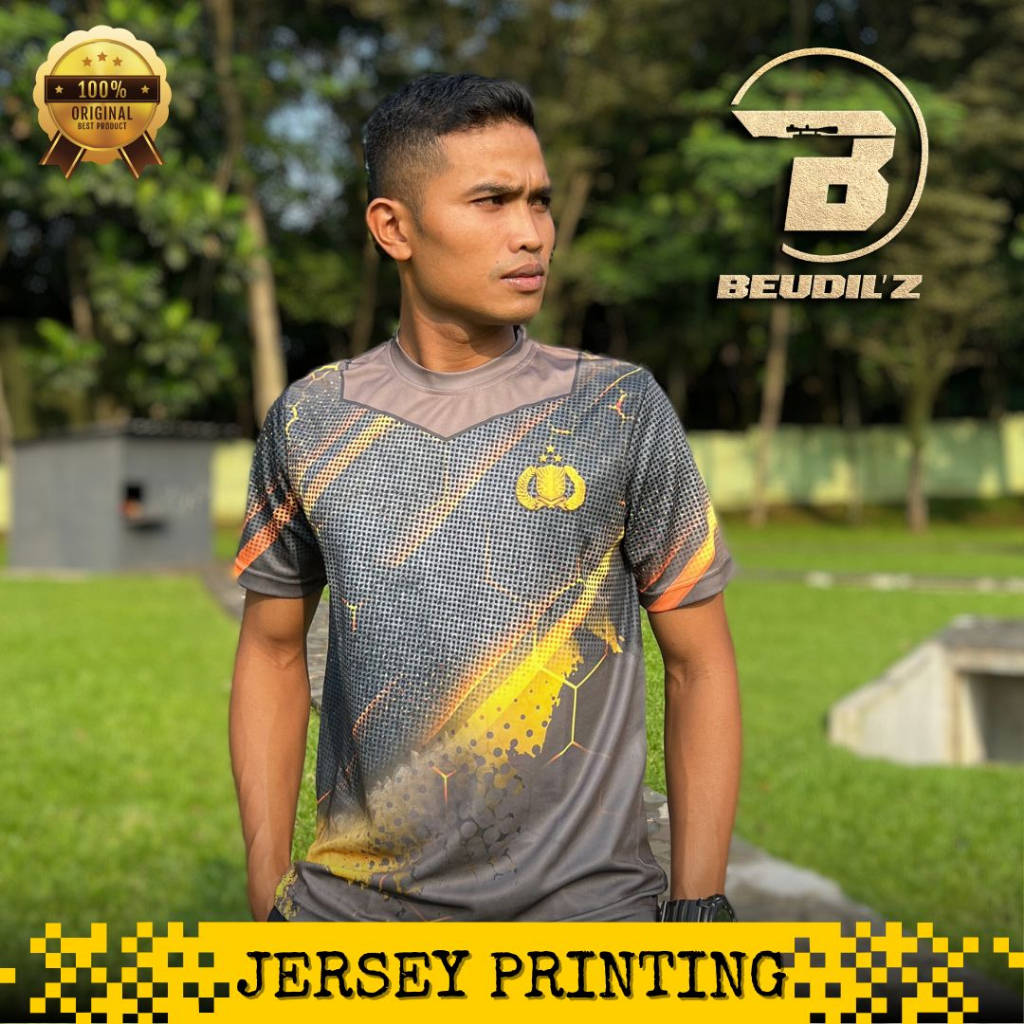 Jual JERSEY POLISI POLRI GOLD\KAOS DALEMAN SERAGAM POLISI\JERSEY ...