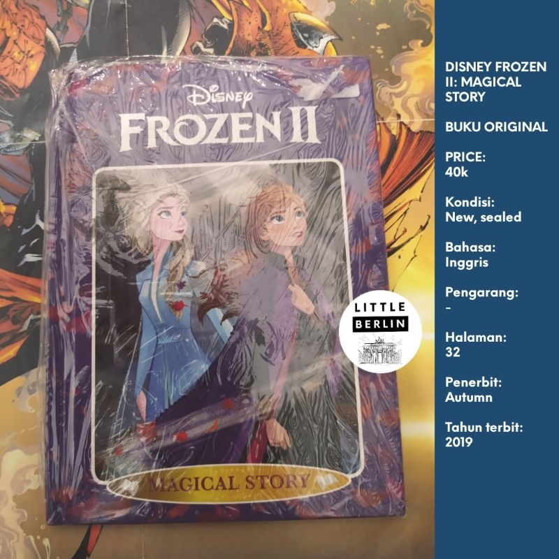 Jual Buku Cerita Anak Film FROZEN II Hardcover Bahasa Inggris Original ...