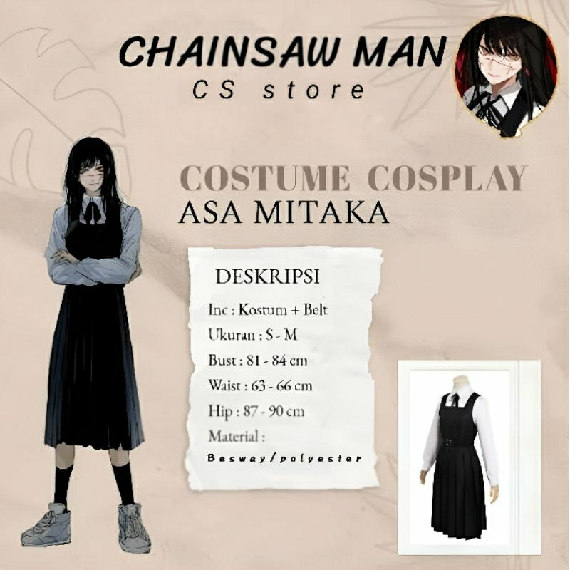 Jual cosplay ASA MITAKA part 2 set | Shopee Indonesia