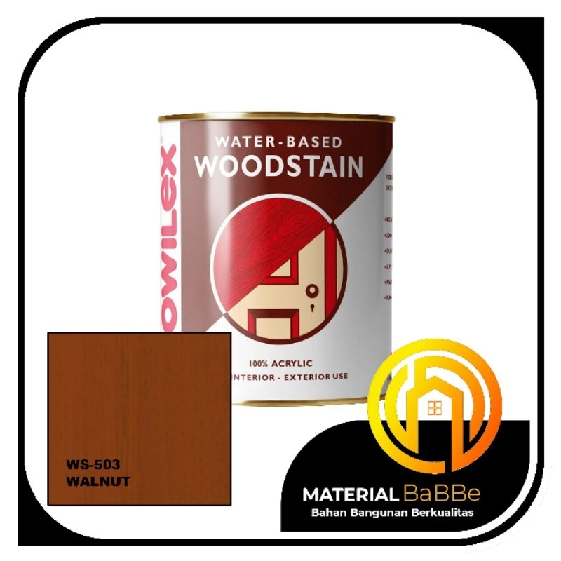 Jual Mowilex Woodstain WS-503 Walnut 1 Kg | Cat Plitur Politur Kayu ...