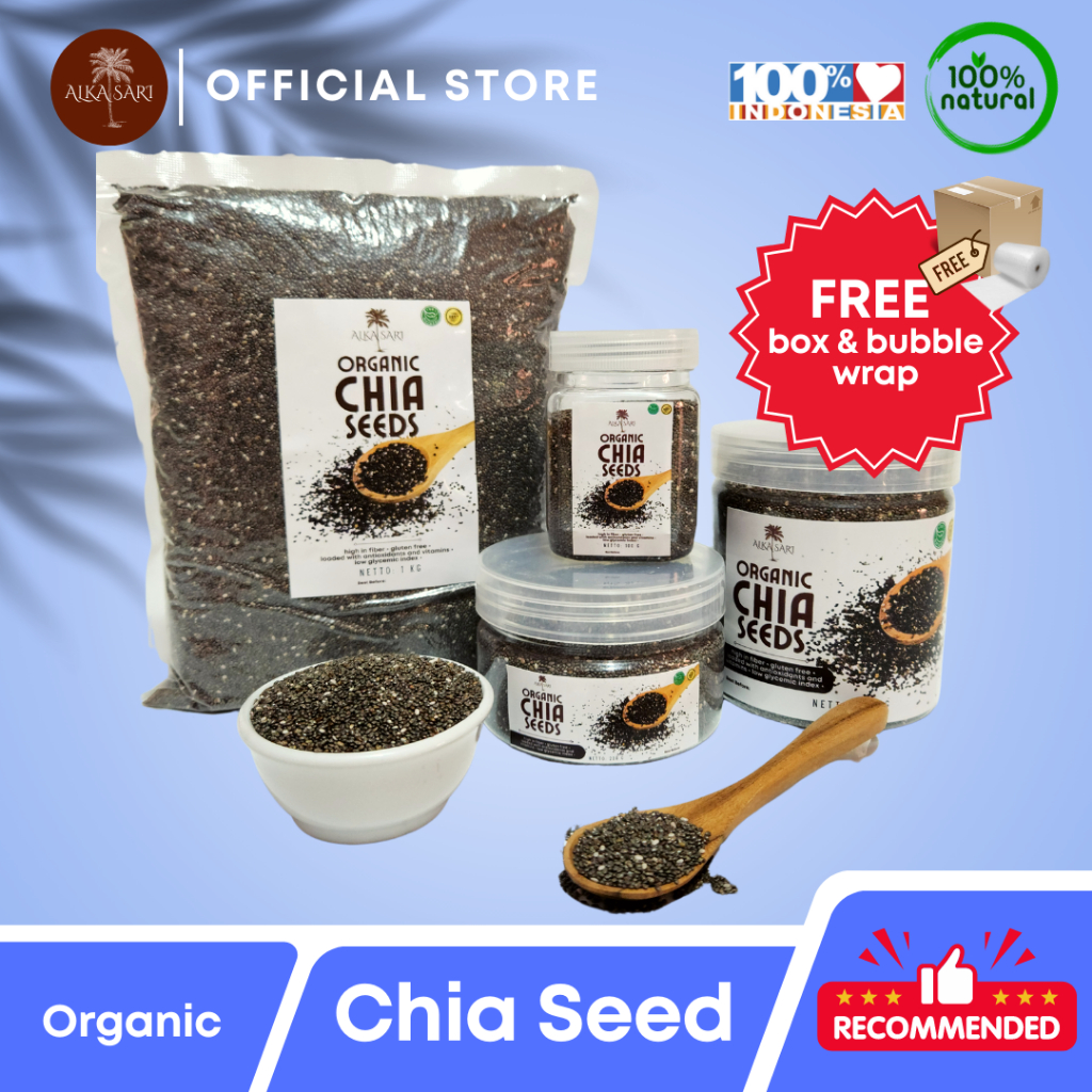 Jual Organic Chia Seed / Biji Chia Seed Untuk Diet Alka Sari | Shopee ...