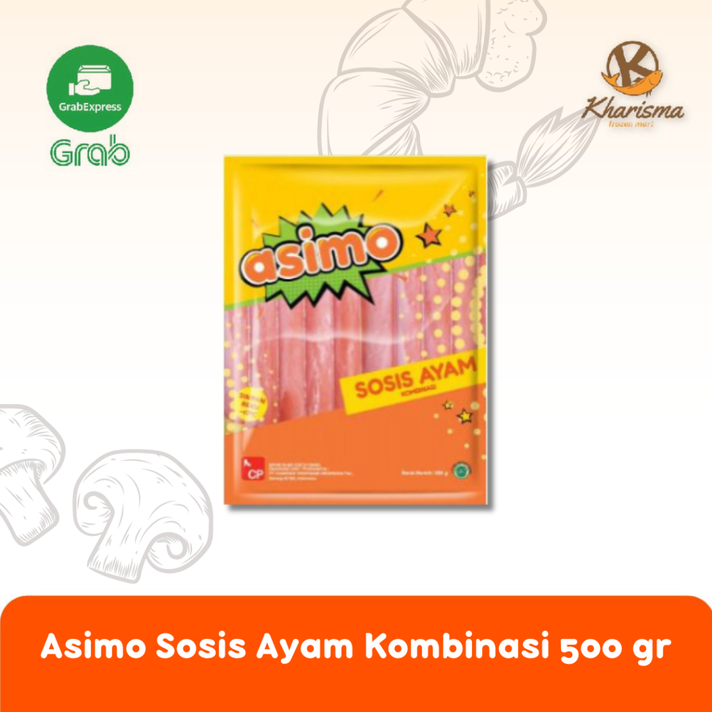 Jual Asimo Sosis Ayam Kombinasi 500 gr (KHUSUS SUMBAR) | Shopee Indonesia