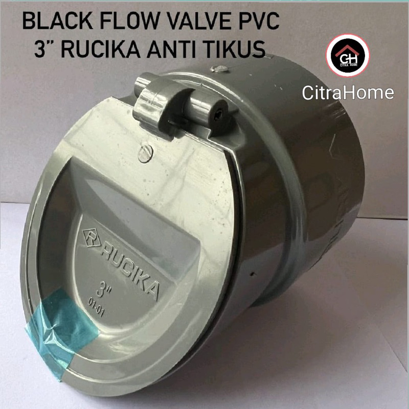 Jual BackFlow Valve PVC 3 inch Rucika | Shopee Indonesia