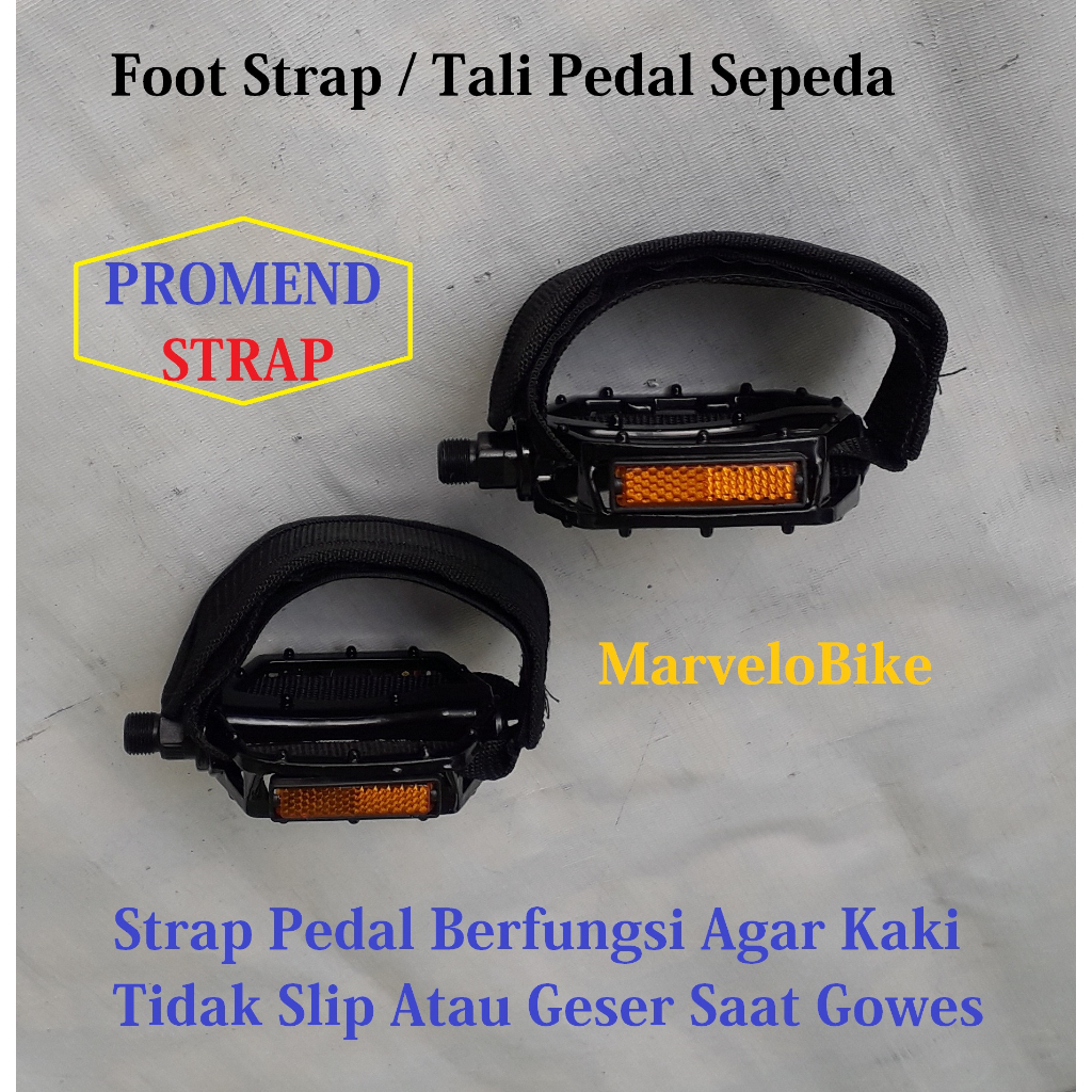 Jual Foot Strap Pedal Strap Pedal Sepeda Fixie Balap RoadBike Promend ...