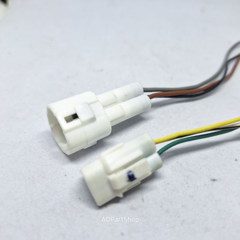 Jual soket dlc yamaha 3 pin connector male female waterproof | Shopee ...