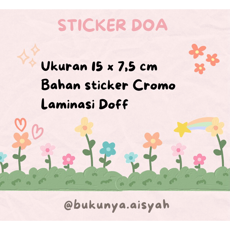 Jual STICKER DOA ANAK | DOA SEHARI HARI | Shopee Indonesia