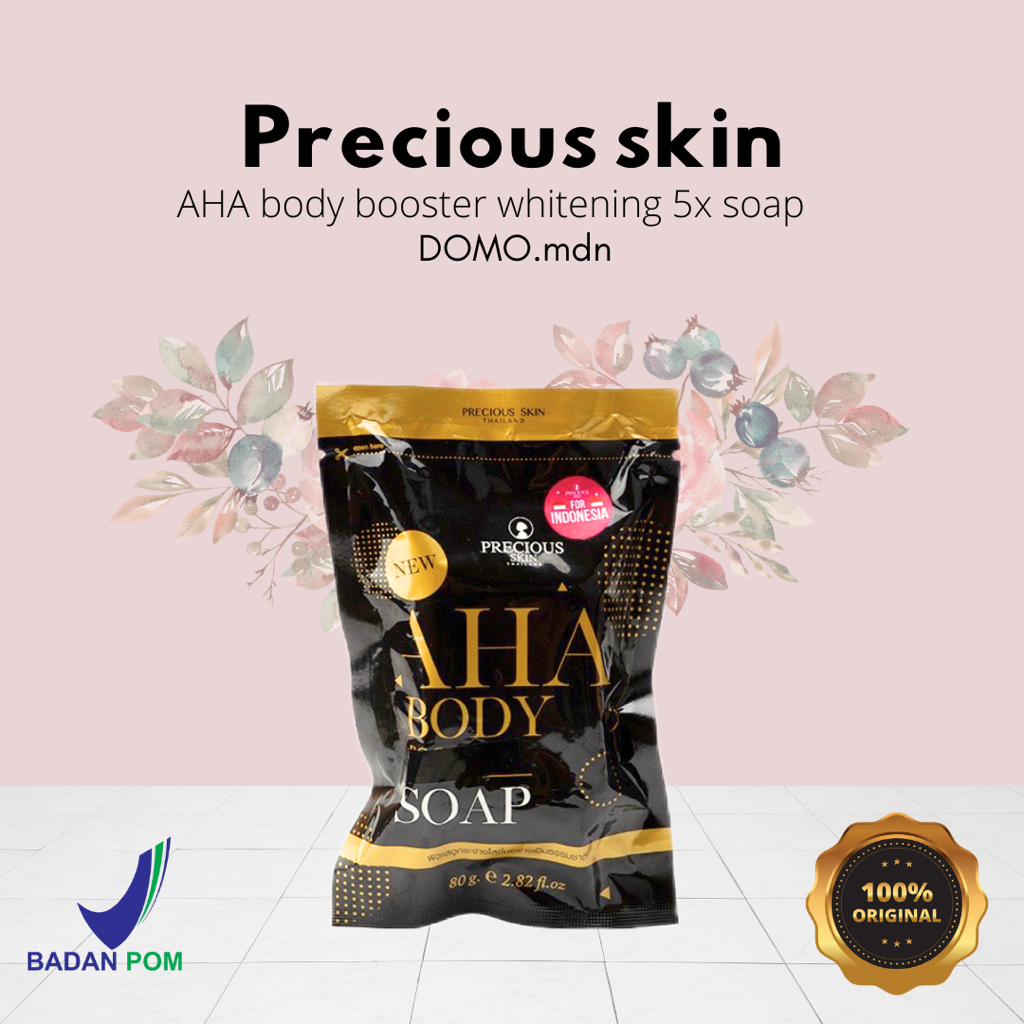 Jual PRECIOUS SKIN AHA BODY BOOSTER BRIGHTENING 5x SOAP 80 gr | Shopee ...
