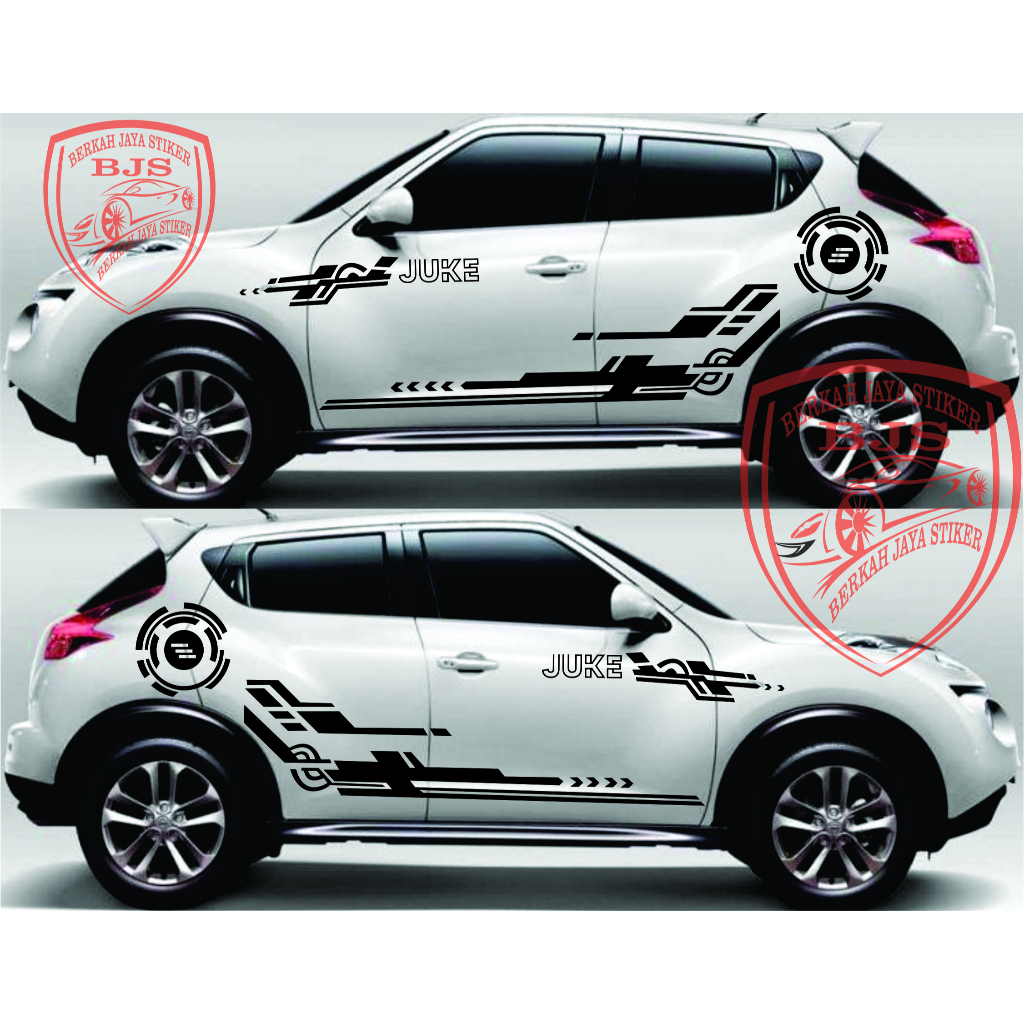Jual STIKER MOBIL NISSAN JUKE SPORT KUALITAS SUPER CUTTING STIKER MOTIF ...