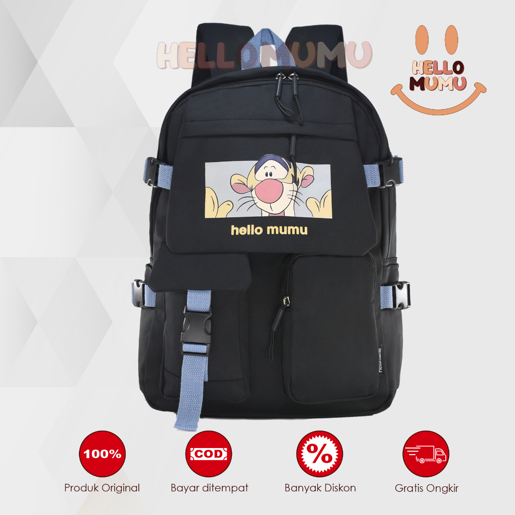 Jual Hellomumu Backpack CLEO BAG - HM208 | Shopee Indonesia