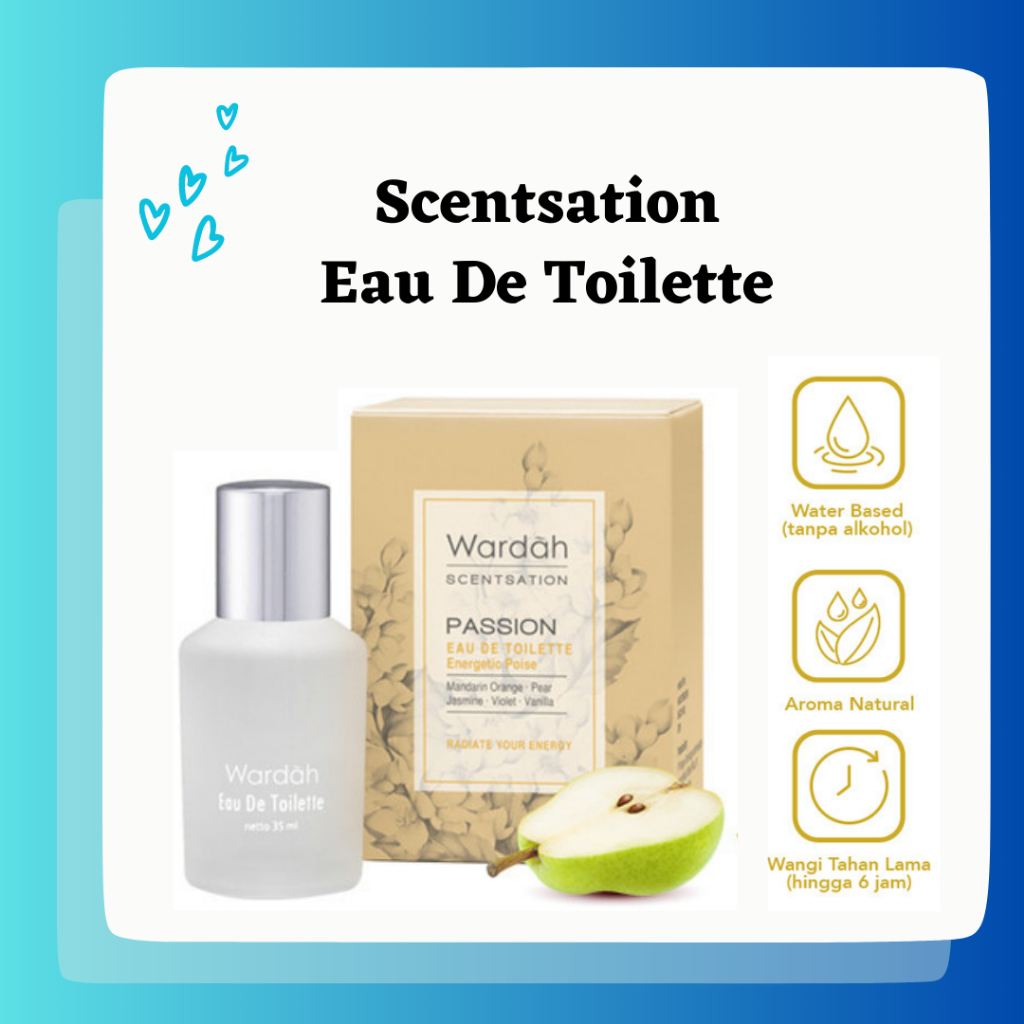 Jual Wardah Scentsation Eau De Toilette 35ml / Parfum Wanita | Shopee ...