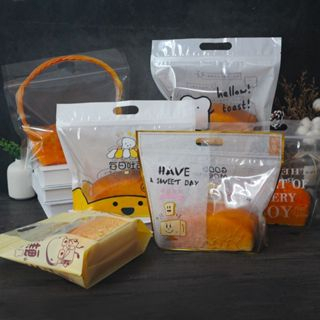 Jual Kantong Plastik roti tawar donat zipper bag bread toast packing ...
